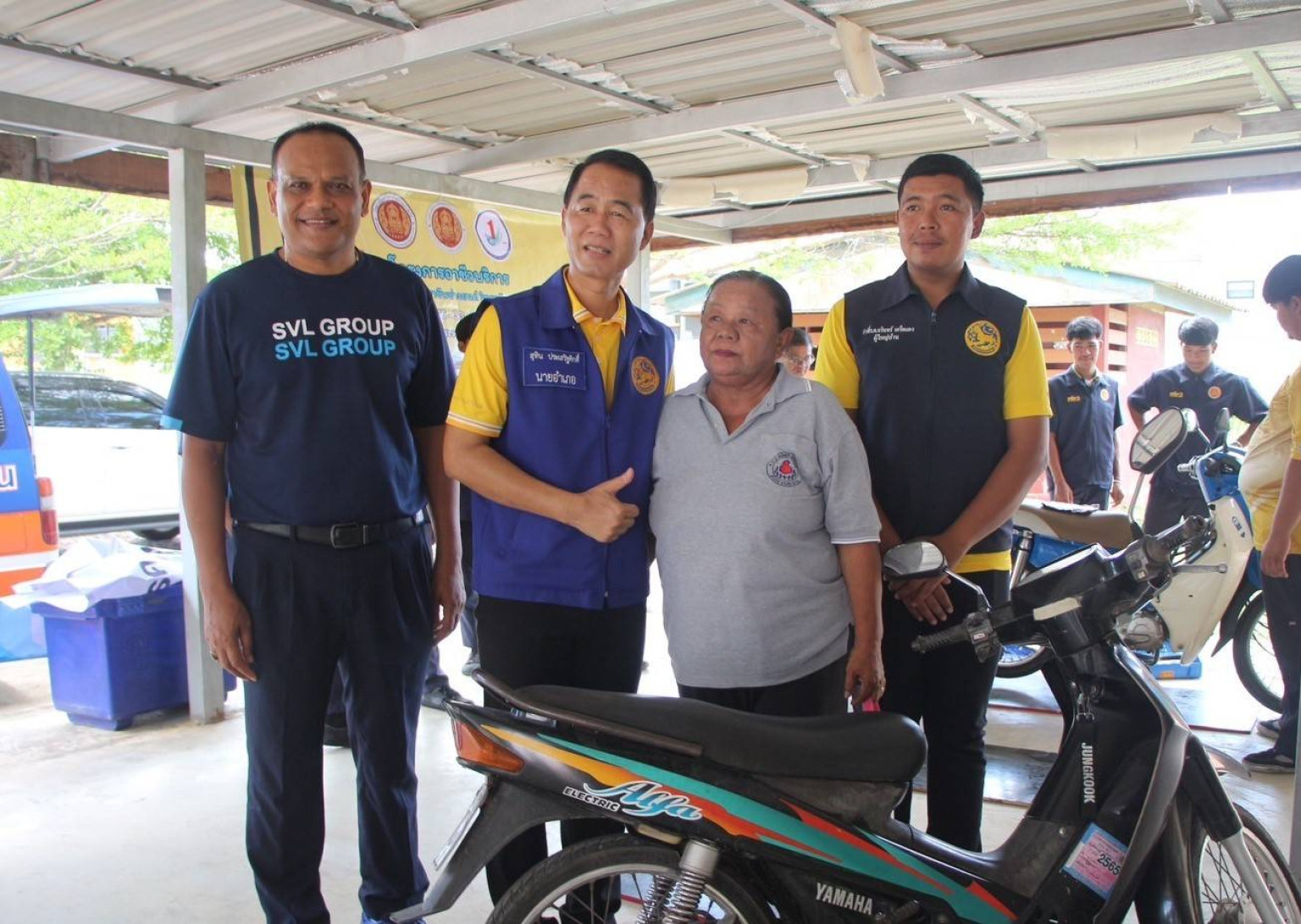 SVL Group จับมือวิทยาลัยการอาชีพบางสะพาน จัดโครงการ “เช็ค เบรค -ไฟ รู้ ...